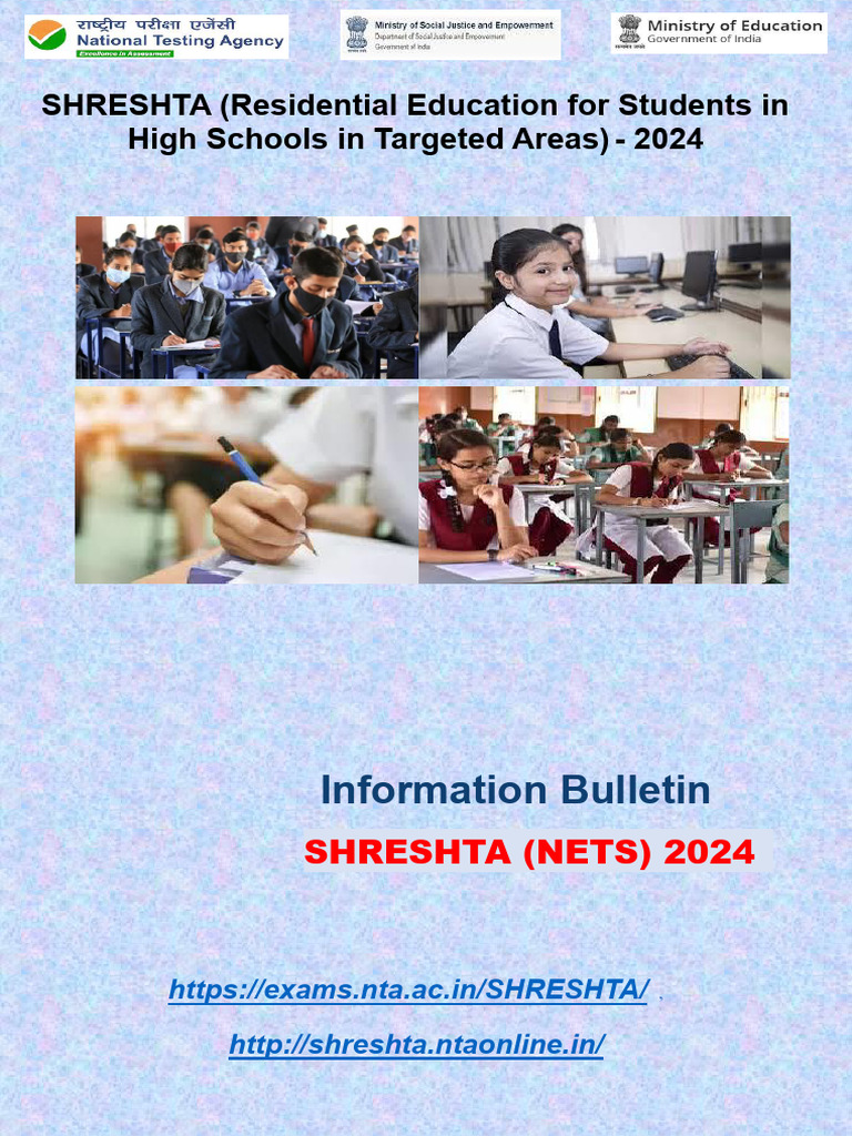 Shreshta Nets Information Bulletin v1 12032024 | PDF