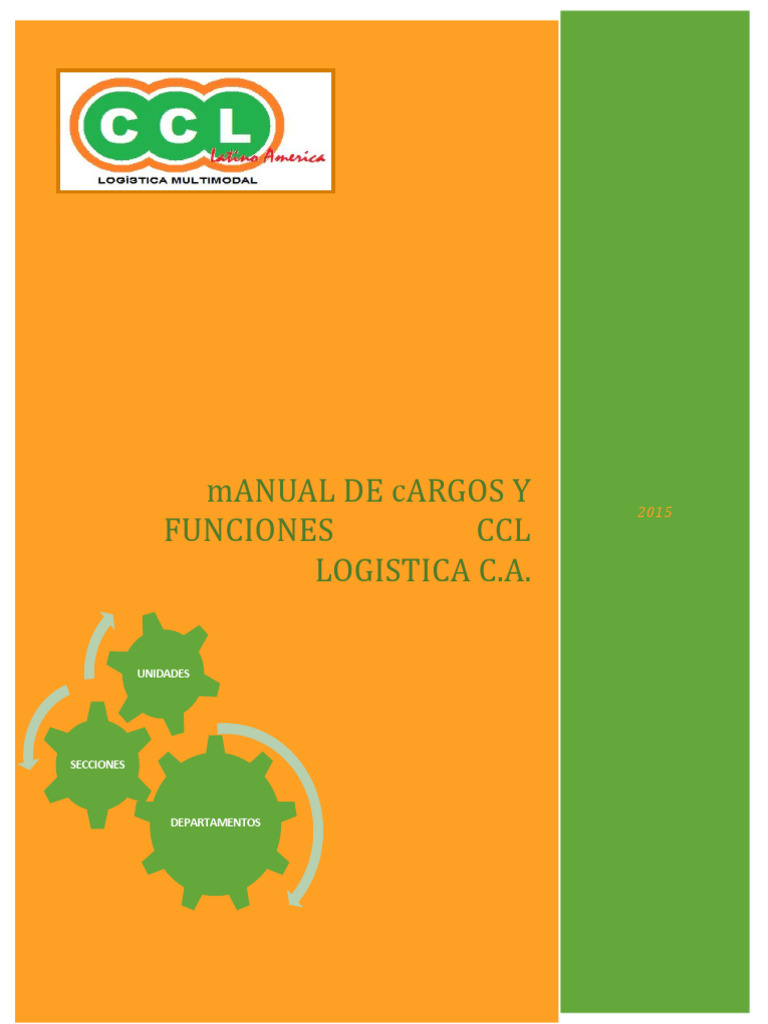 Manual de Cargos y Funciones CCL 14 07 (Correccion) | PDF | Seguridad y ...