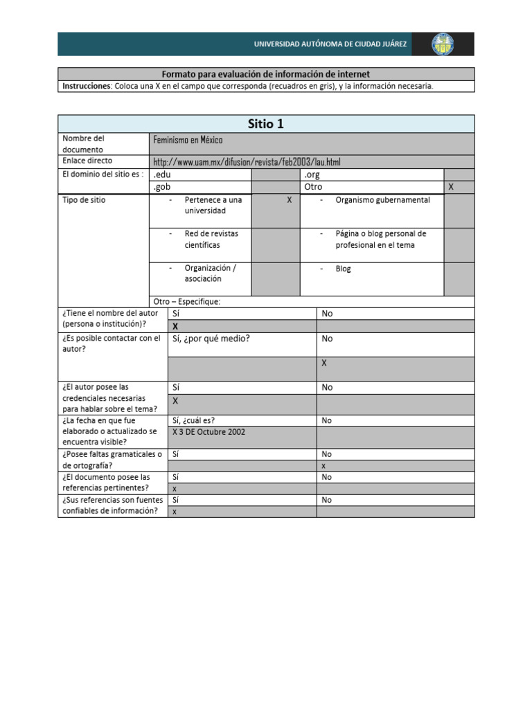 B8 Instrumento de Evaluacion B8 | PDF | Blog