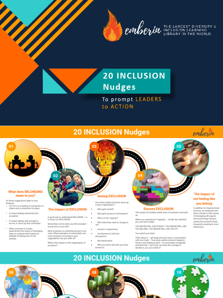 20 INCLUSION Nudges | PDF | Curiosity | Leadership