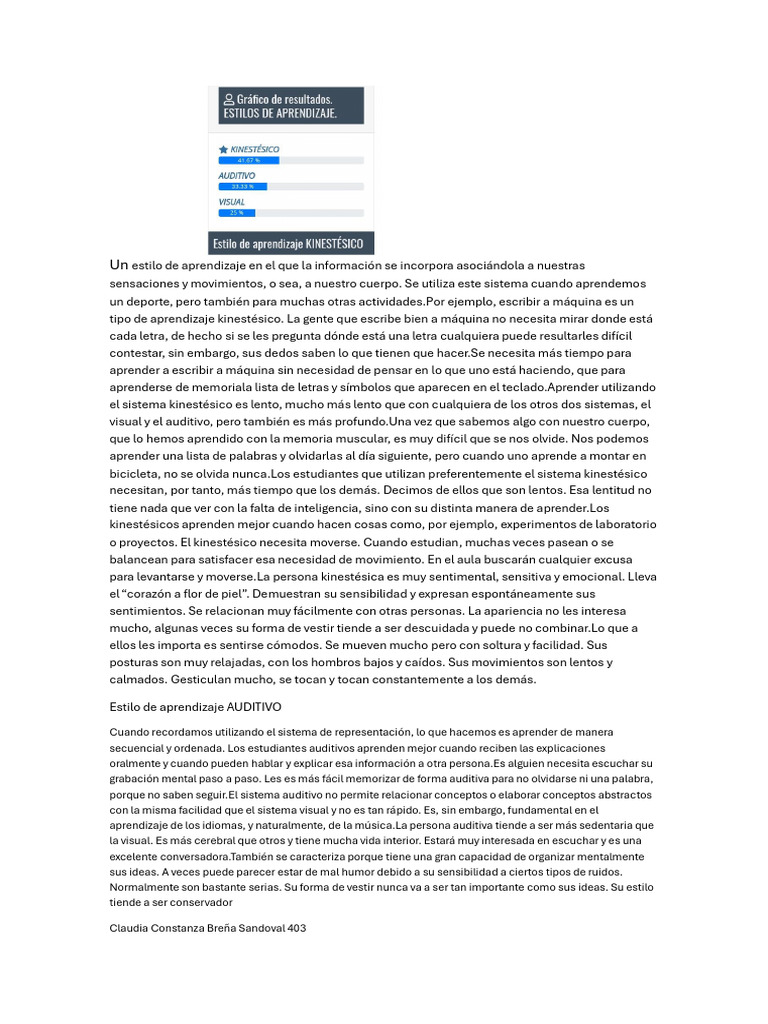 Documento | PDF | Aprendizaje | Ciencia cognitiva