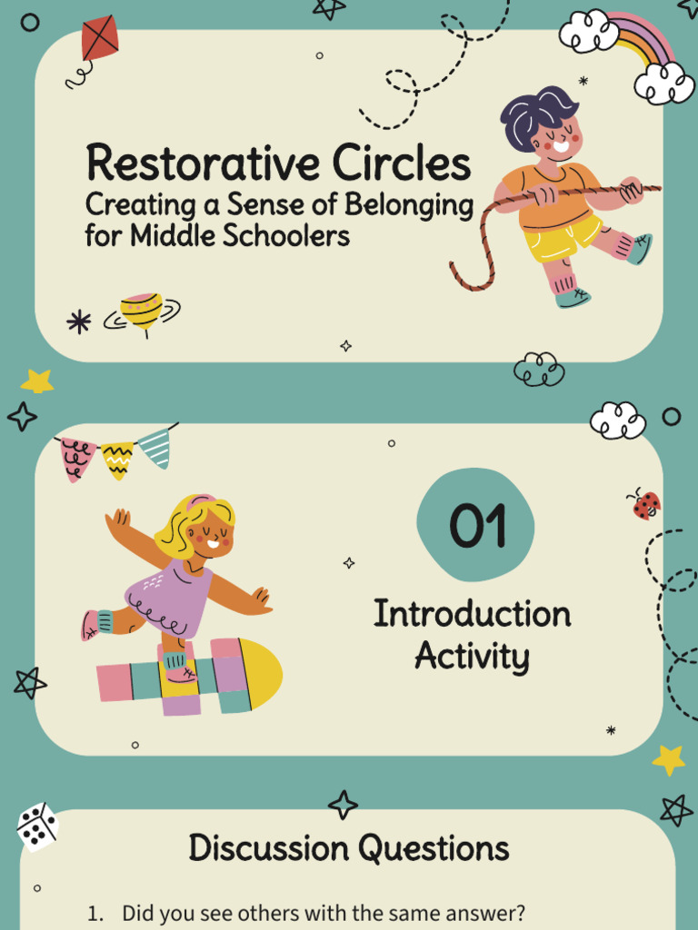 Restorative Circles Sense of Belonging | PDF | Qualitative Research ...