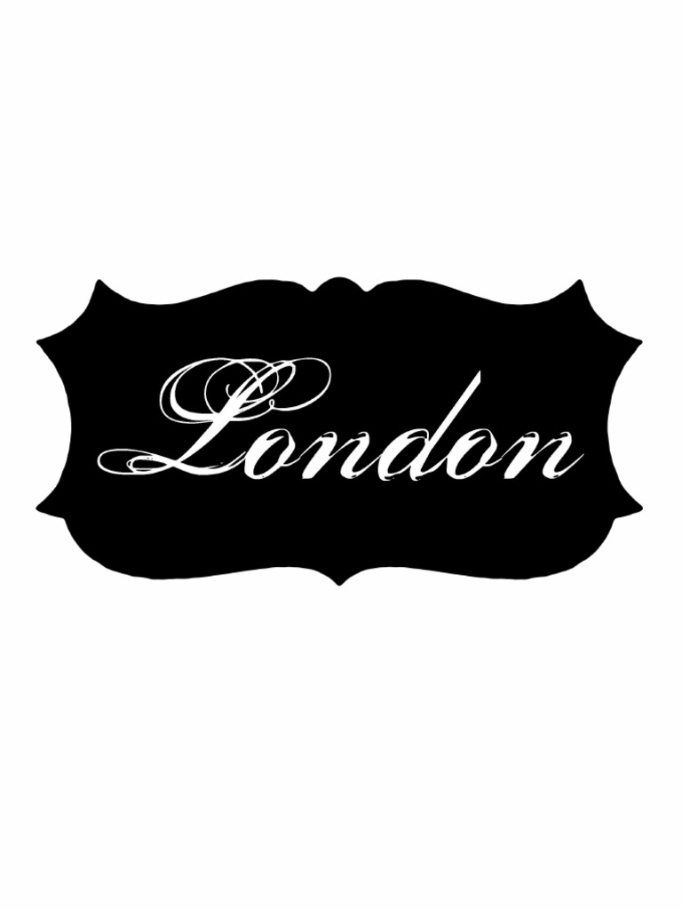 Iron On London Label GraphicsFairy | PDF