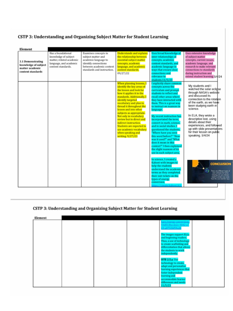 CSTP 3 Rogers Semester 4 | PDF