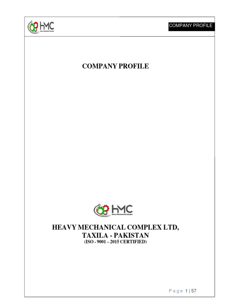 Company Profile-Heavy Mechanical Complex | PDF | Engineering | Forging