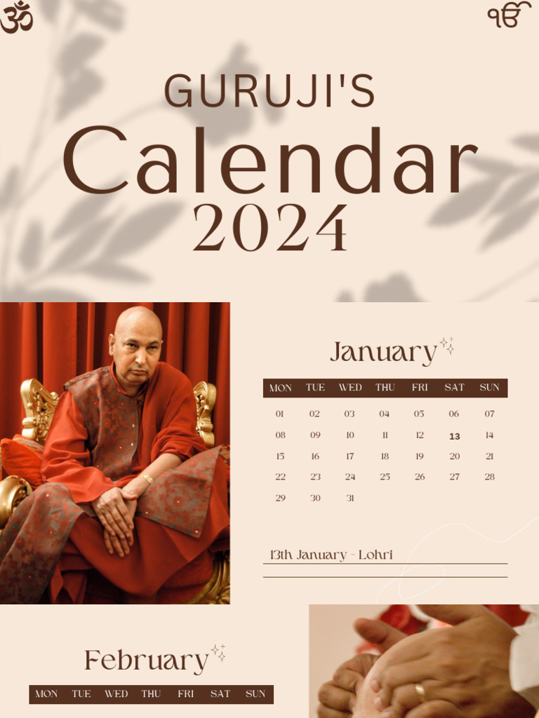 Beige and Brown Elegant Photo 2024 Calendar - 20240101 - 122500 - 0000 ...