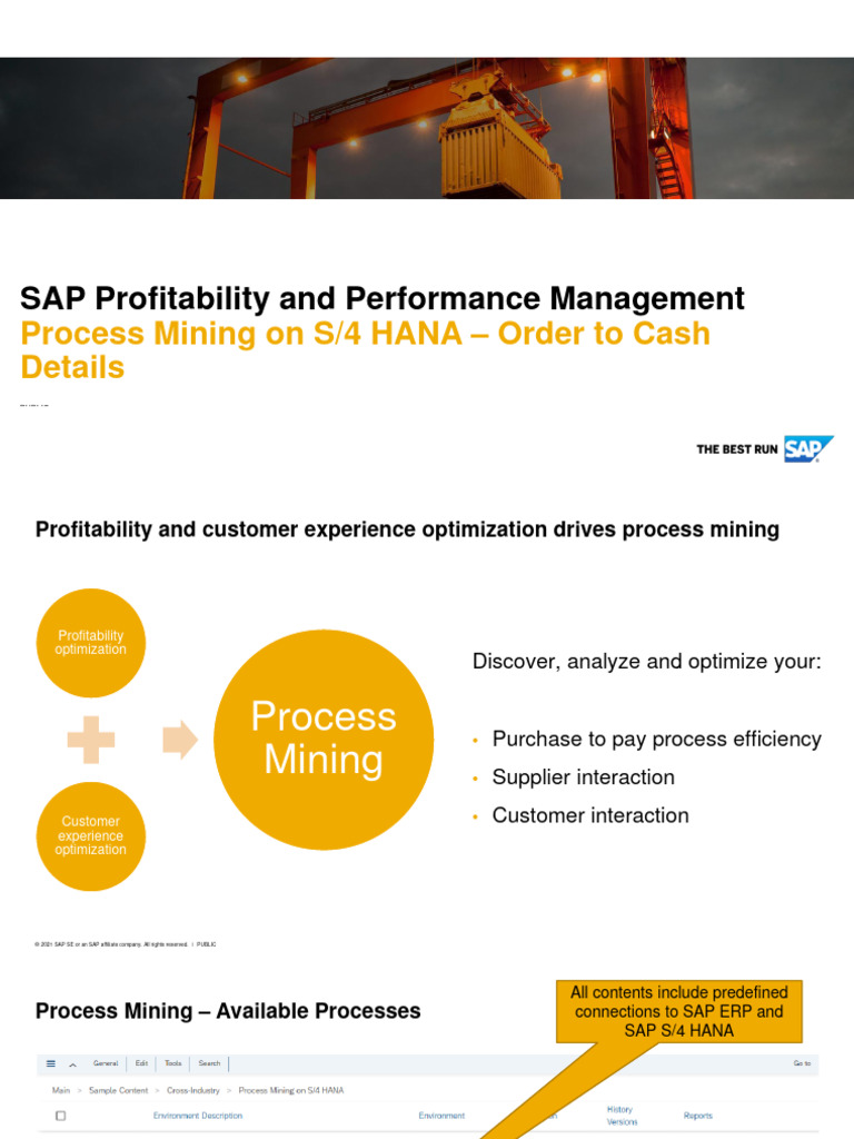 Process Mining On S4 HANA | PDF | Performance Indicator | Sensitivity ...