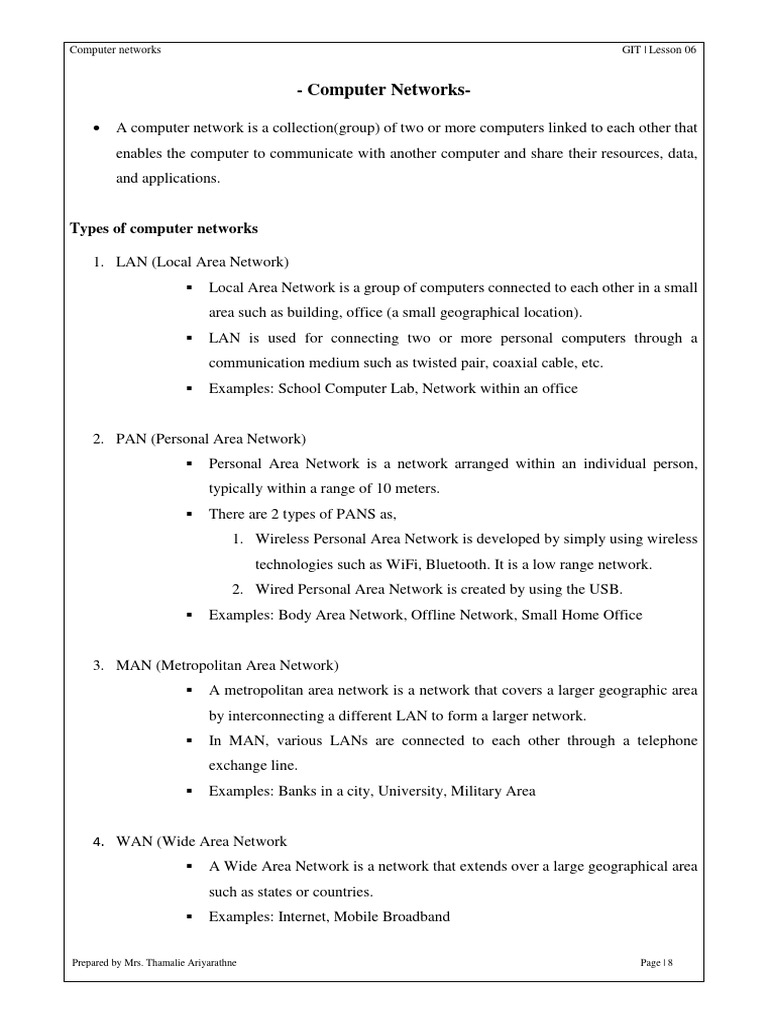 GIT-6th Lesson-Note | PDF | Computer Network | World Wide Web
