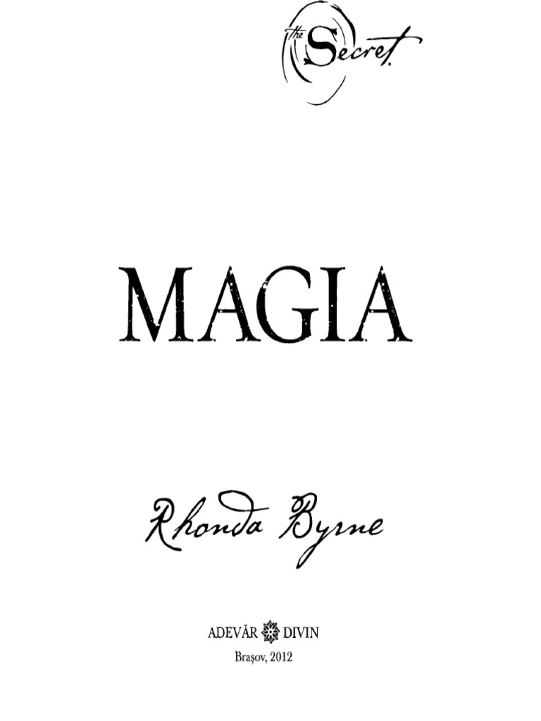 Rhonda Byrne Magia PDF | PDF