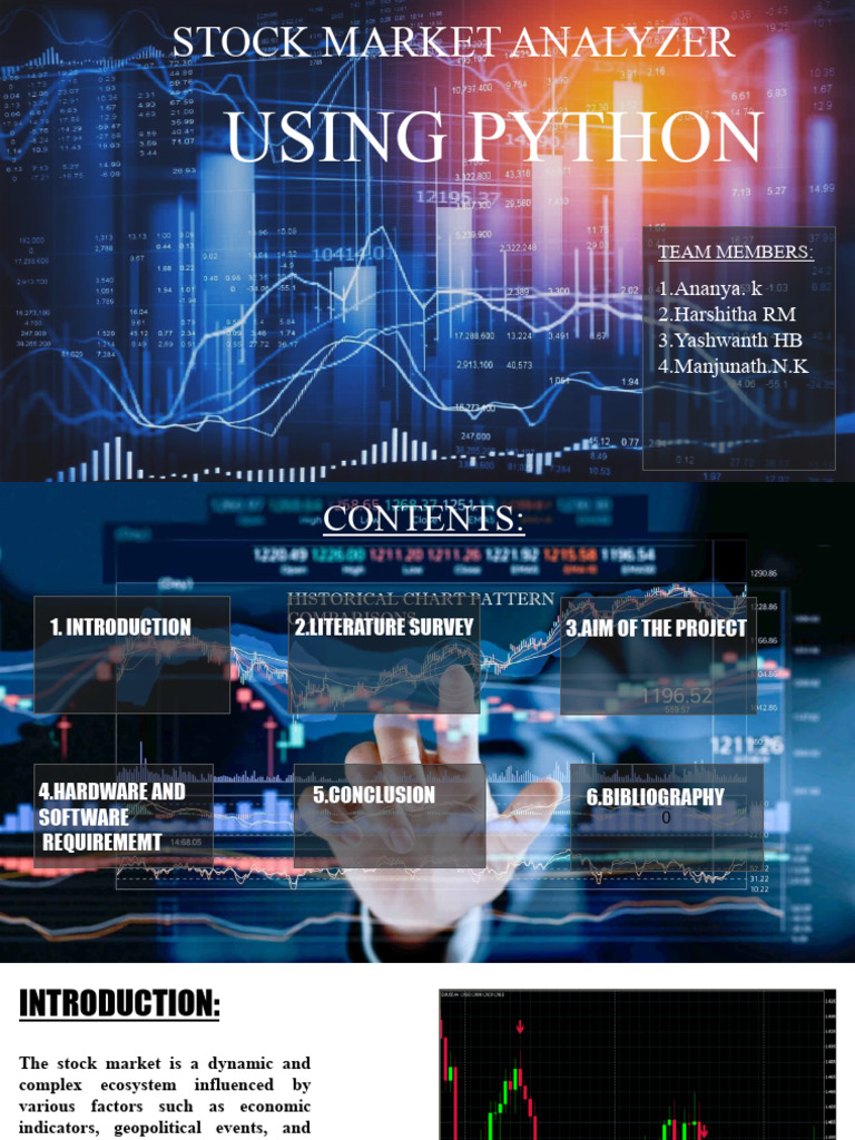 STOCK MARKET ANALYZER Untitled Presentation | PDF | Analysis | Data