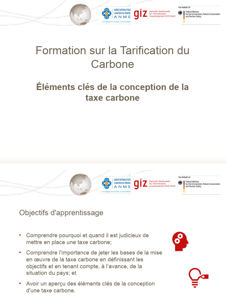 Conception et Mise en Œuvre de la Taxe Carbone | PDF | Taxe carbone | Impôts