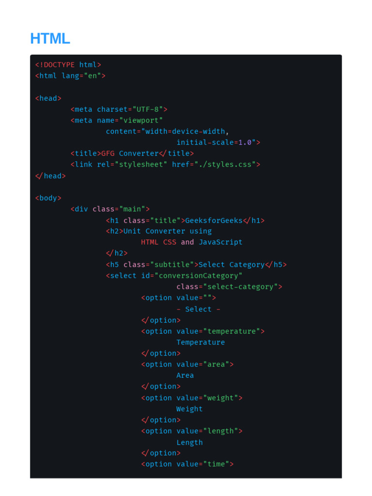 Project | PDF | Fahrenheit | Units Of Measurement