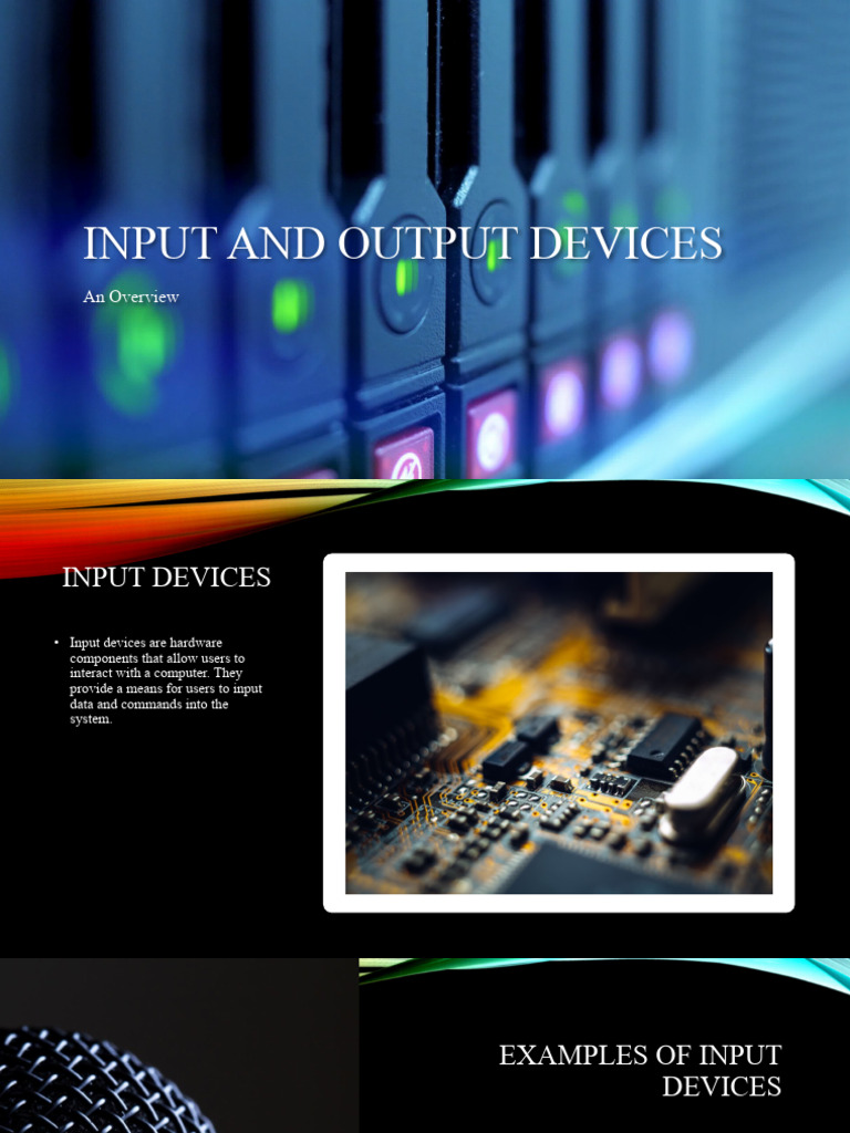 Input and Output Devices | PDF