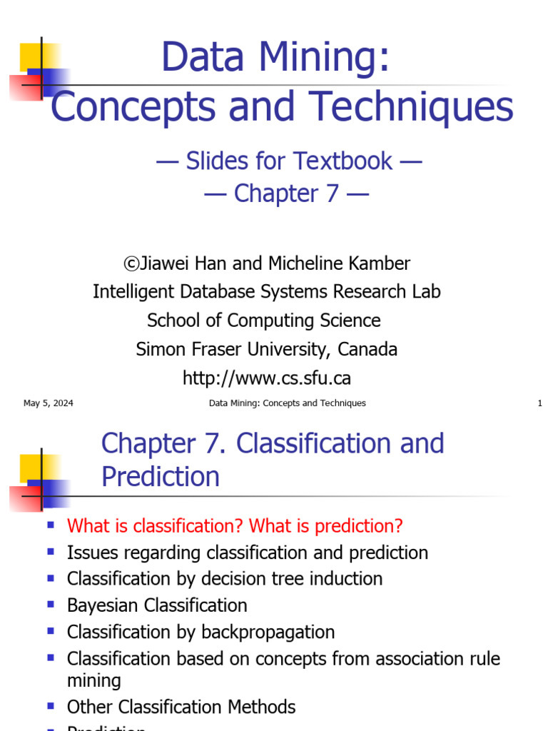 Data Mining: Classification Techniques | PDF | Statistical ...