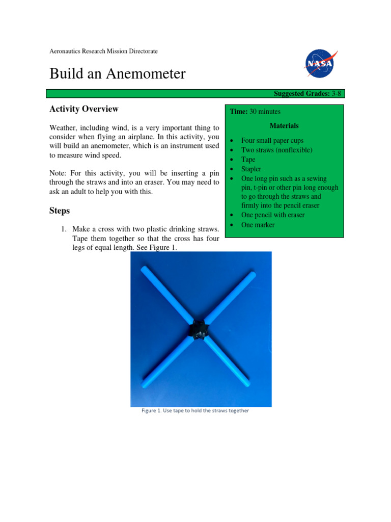 Build An Anemometer | PDF | Aerodynamics | Meteorology