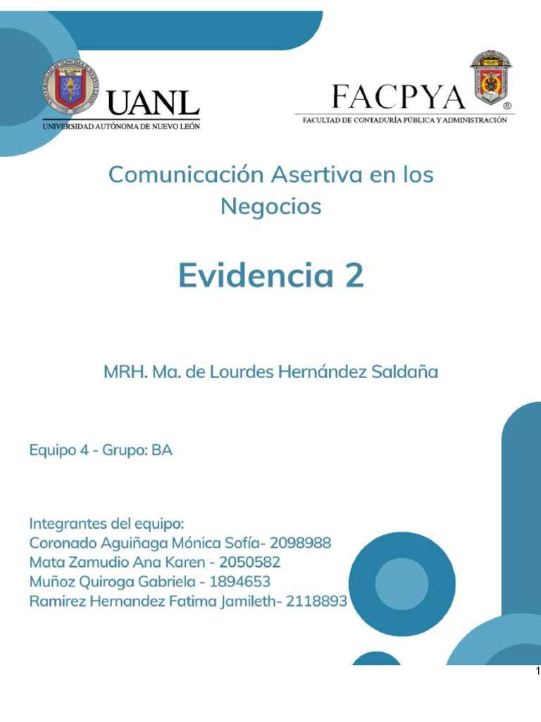 EQ4 Evidencia2 CASN | PDF | Salario | Hablar en público