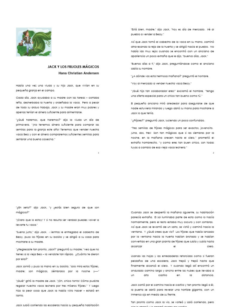 Jack y Los Frijoles Mágicos | PDF