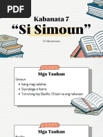 KABANATA 7: Si Simoun | PDF