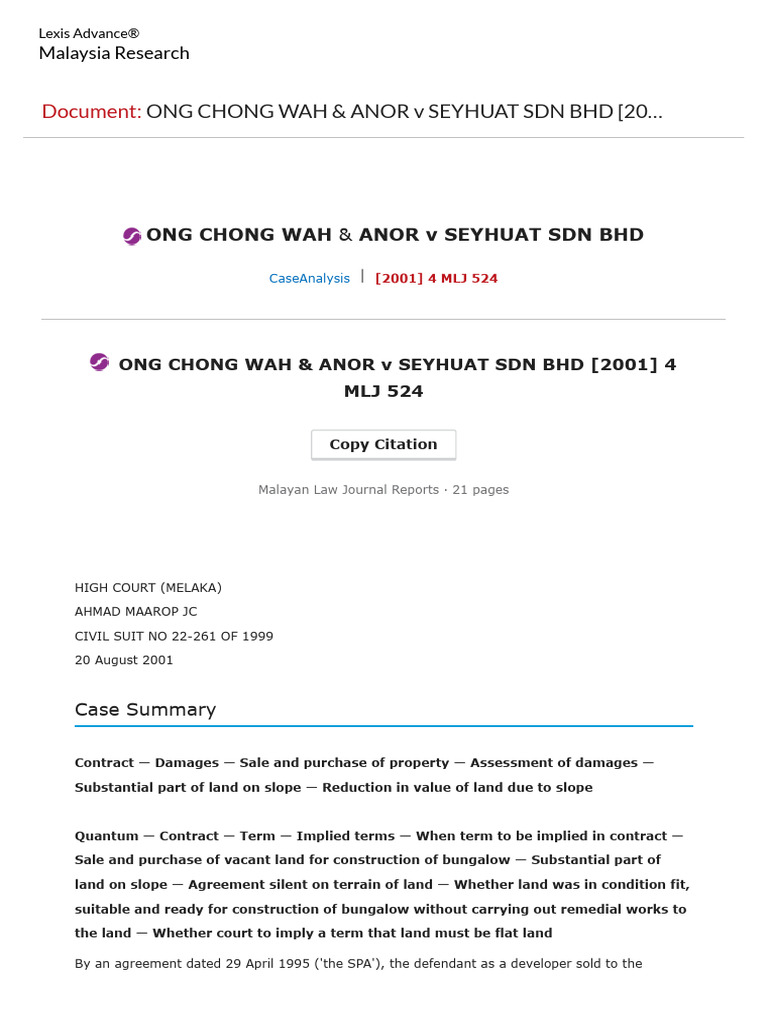 Ong Chong Case | Download Free PDF | Pleading | Hearsay