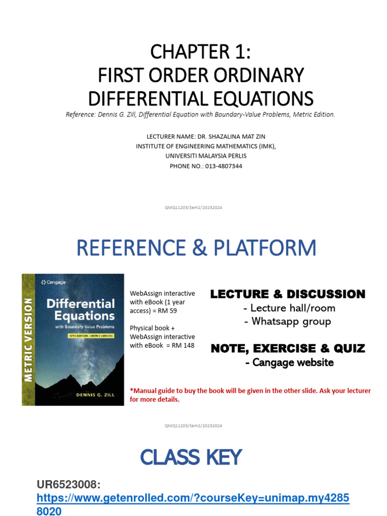CHAPTER 1st Order - Without Solution | Download Free PDF | Ordinary Differential Equation ...