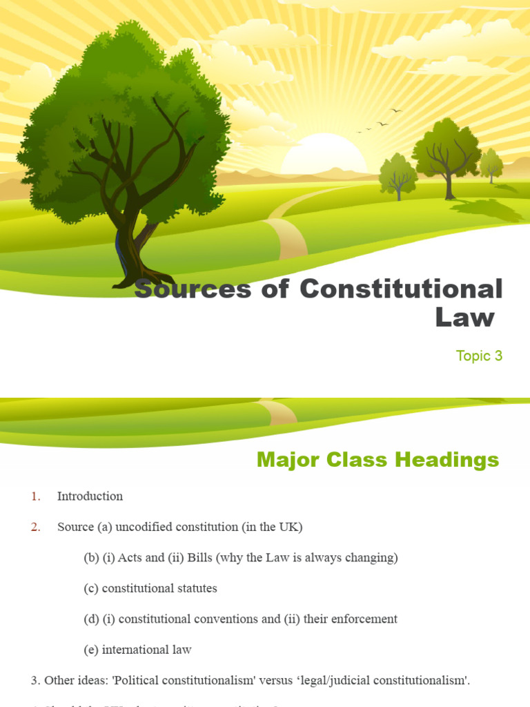 Topic 3 Sources of Constitutional Law-2 | PDF | House Of Lords ...