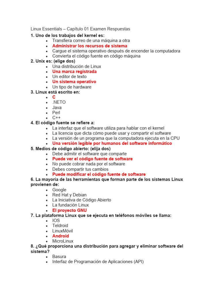 Linux Essentials | PDF | Distribución de Linux | Mac OS