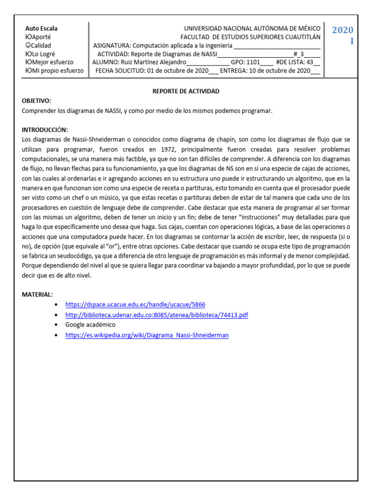 Diagramas de NAASI | PDF | Lenguaje de programación | Algoritmos