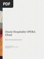 IHG OPERA PMS 5.6 Export Guide | PDF | Fee | Restaurants