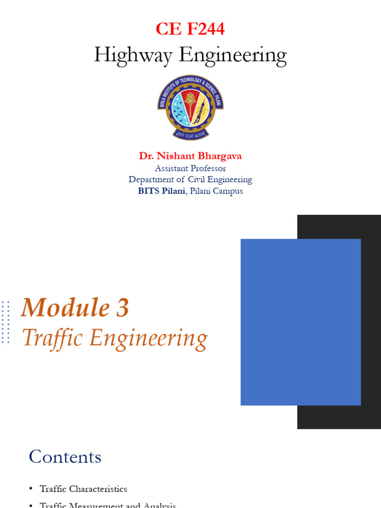 Module 3 Part 1 | Download Free PDF | Traffic | Speed