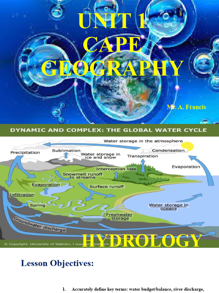 Water Budget | Download Free PDF | Evapotranspiration | River