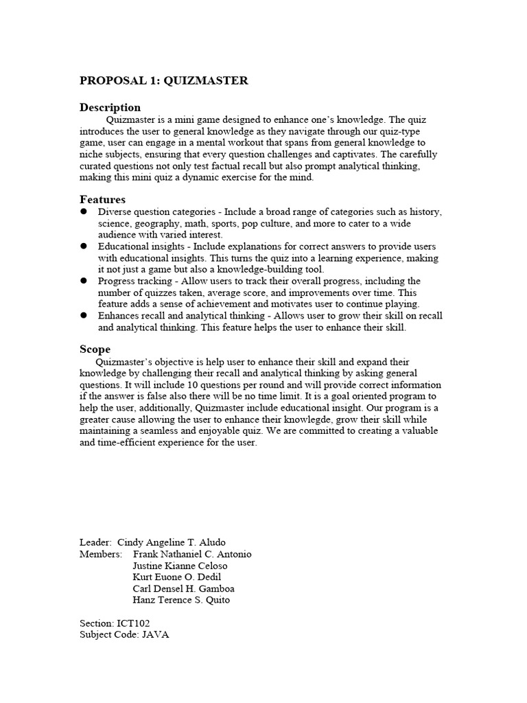 Proposal Comprog | PDF | Knowledge | Mathematics Proposal Comprog | PDF | Knowledge | Mathematics