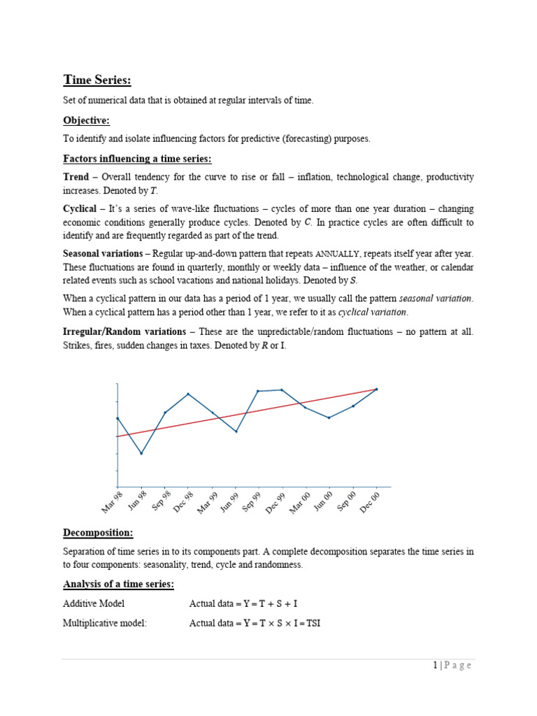 19-Time Series | PDF | Seasonality | Time Series