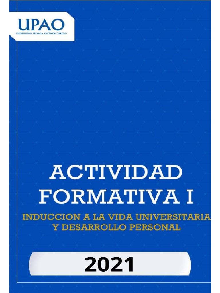 Actividad Formativa | PDF