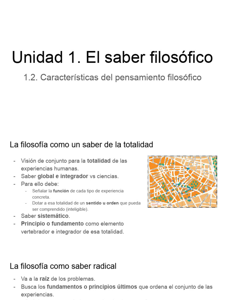 1.2. Características Del Pensamiento Filosófico | PDF | Filosofía