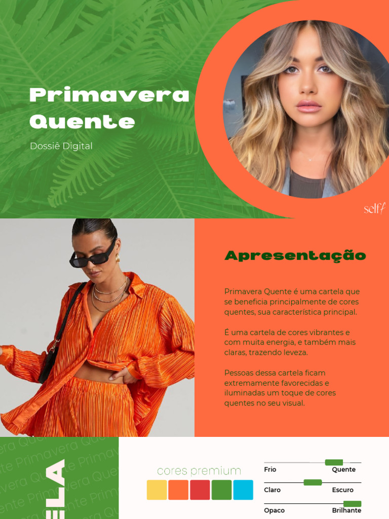 Cores e Looks da Primavera Quente | PDF | Cor