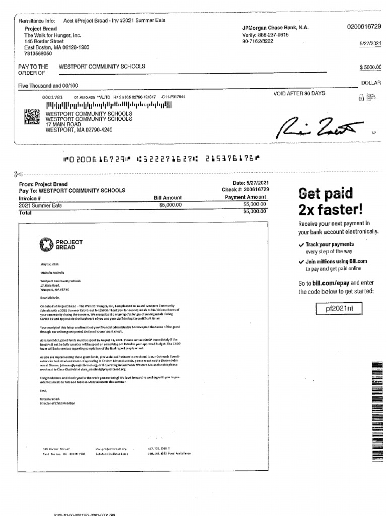 Project Bread Grant | PDF