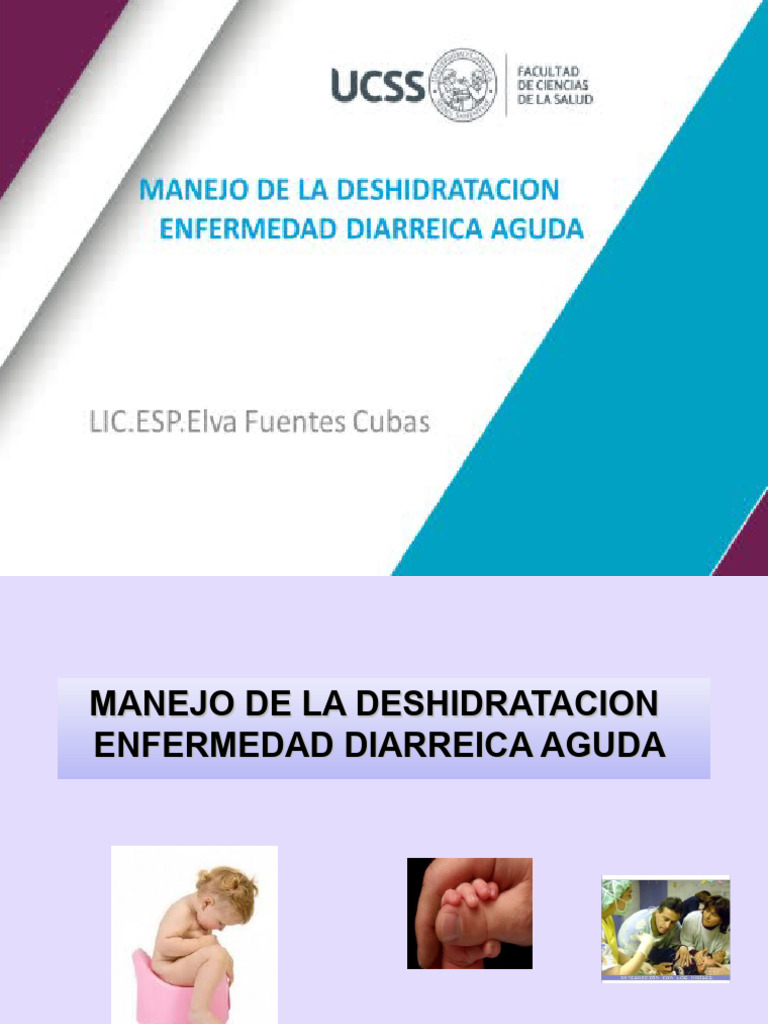 Pro Deshidratacion Y Enfermedad Diarreica Dia De Examen 1 Pdf