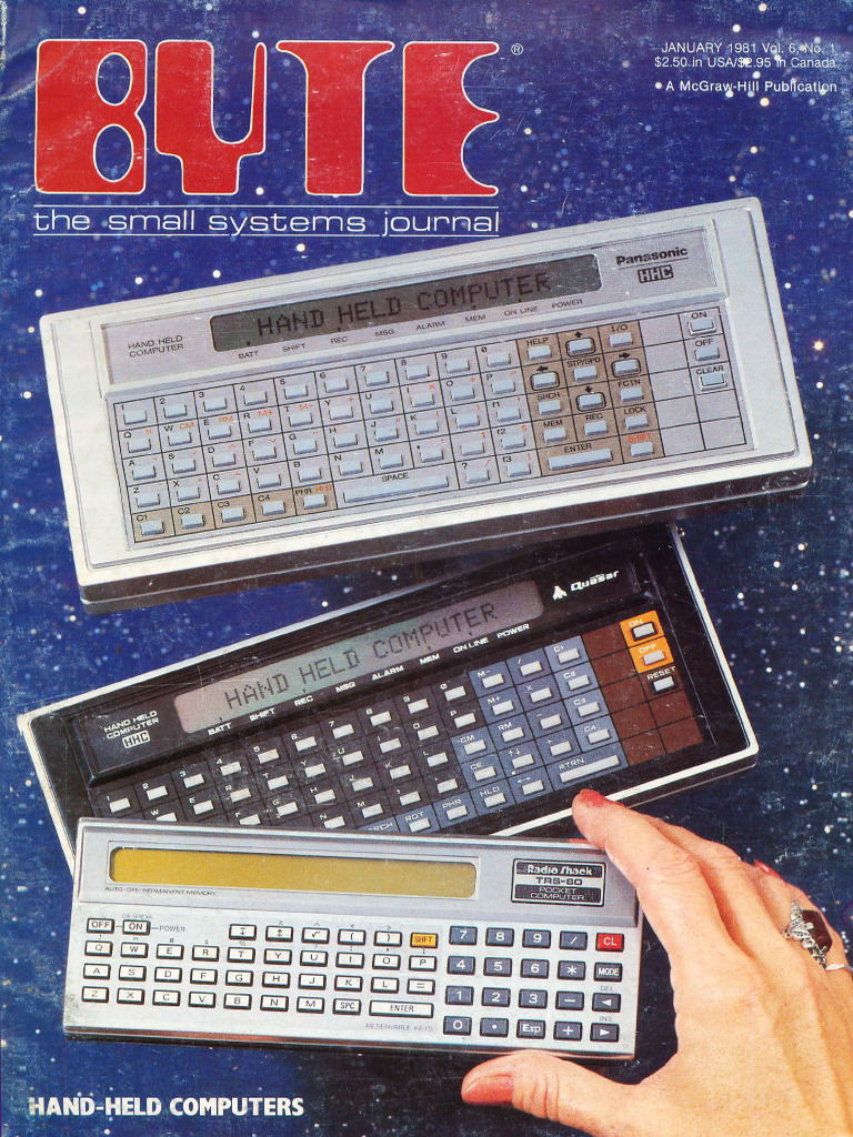 BYTE Vol 06-01 1981-01 Hand Held Computers | PDF | Floppy Disk ...