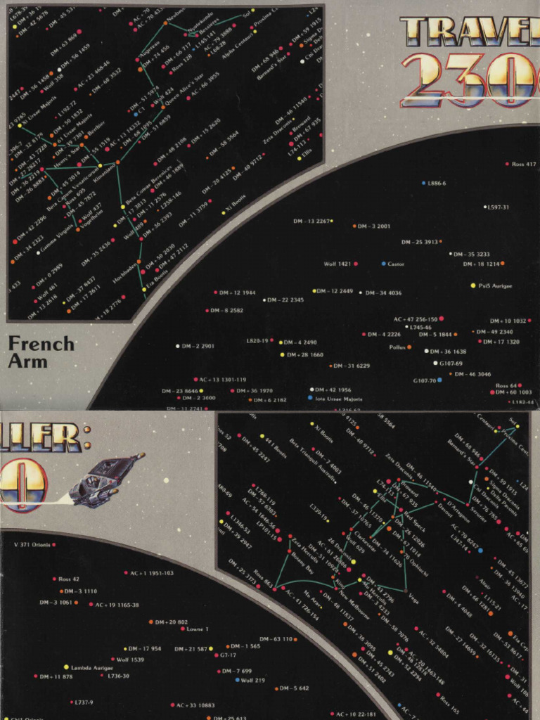 2300 AD Near Star Map | PDF | Ptolemy | Astronomy
