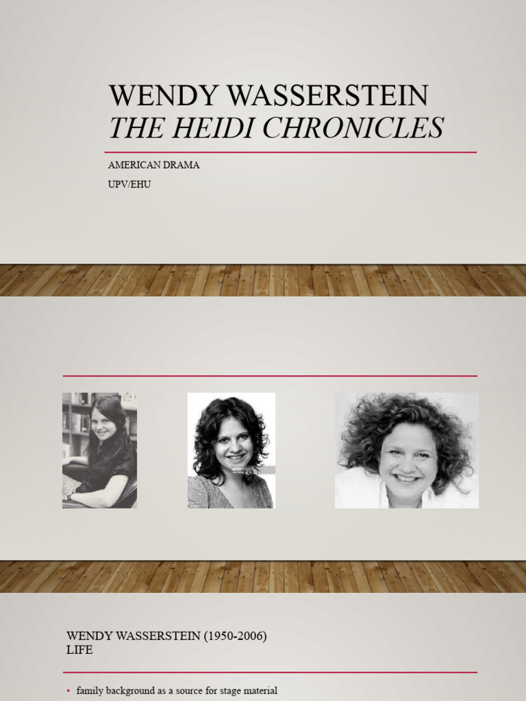 Wendy Wasserstein | PDF | Feminism | Gender Studies