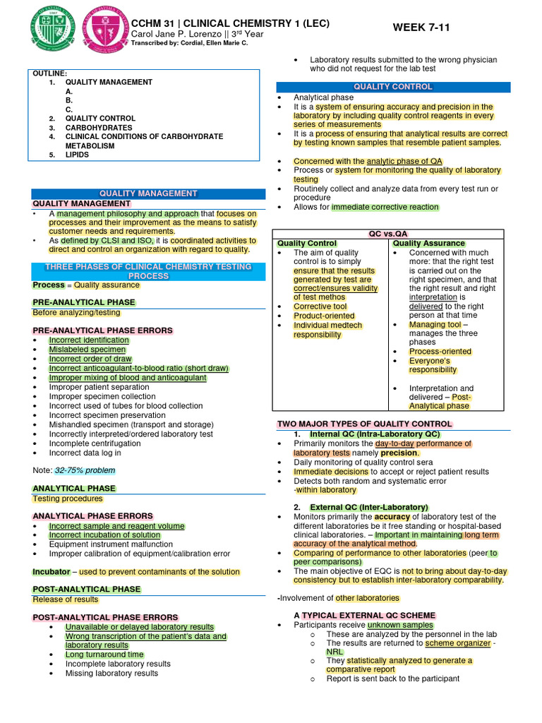 Chem Lec | PDF | Hypoglycemia | Carbohydrates