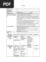 6th September Writing | PDF | Teachers | Lesson Plan