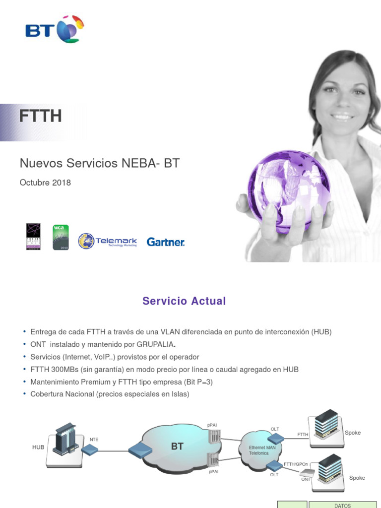 BT NEBA Nuevos Servicios - GRUPALIA.1810 | PDF | Protocolos de red | Ciencias de la Computación