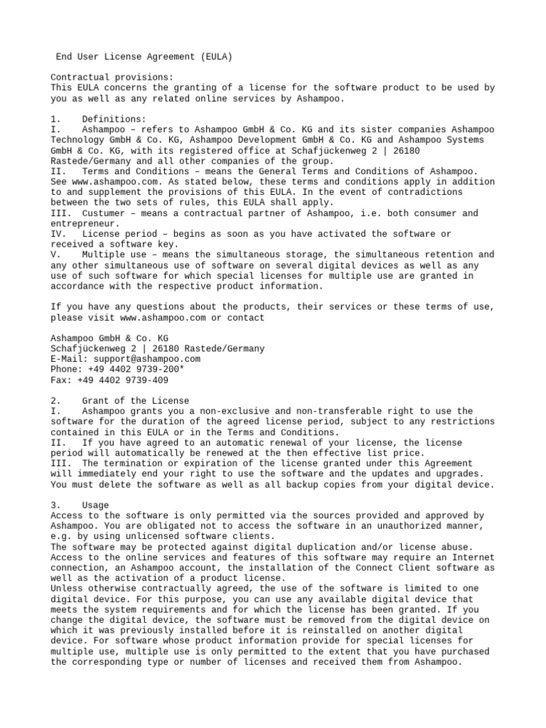 License EN | PDF | License | Legal Liability