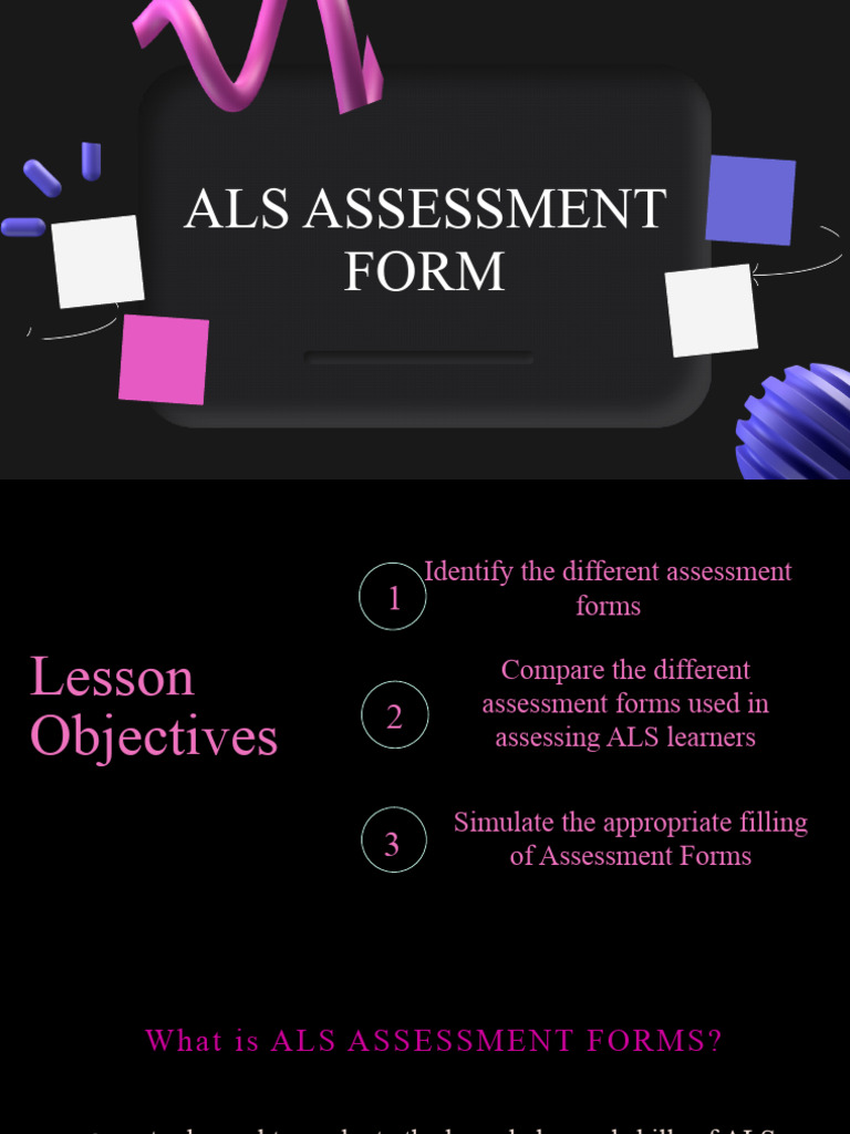 ALS Assessment-Forms | Download Free PDF | Educational Assessment ...