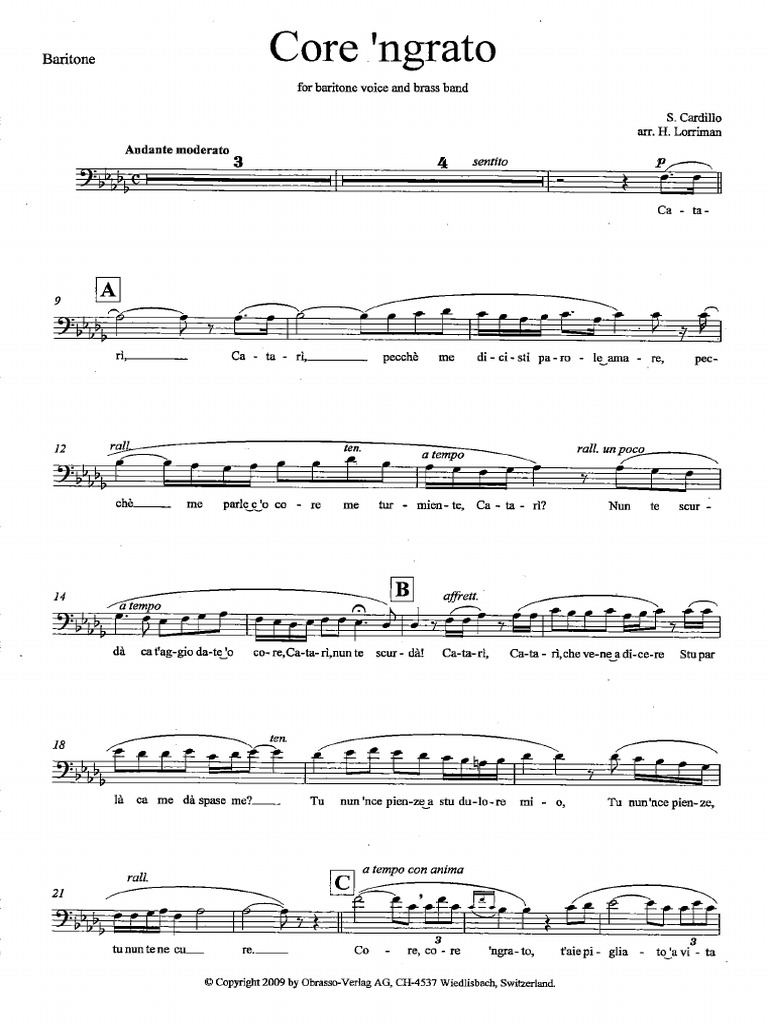 Core Ngrato Solo | PDF
