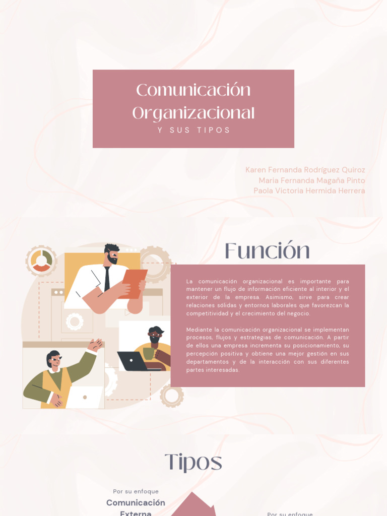 Comunicación Organizacional y Sus Tipos | PDF