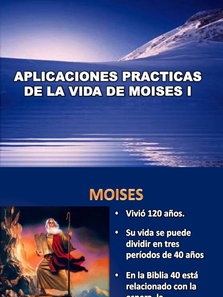 Moisés: 40 Años de Fe y Libertad | PDF | Moisés | faraón