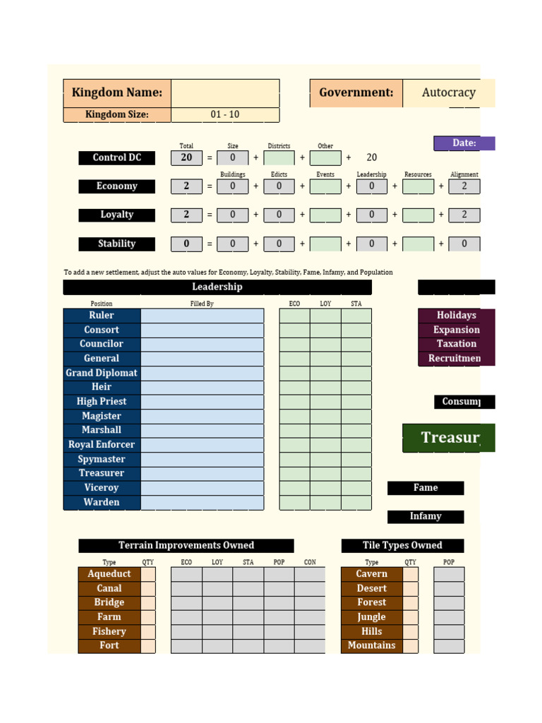 Kingdom Template | PDF | Earth Sciences