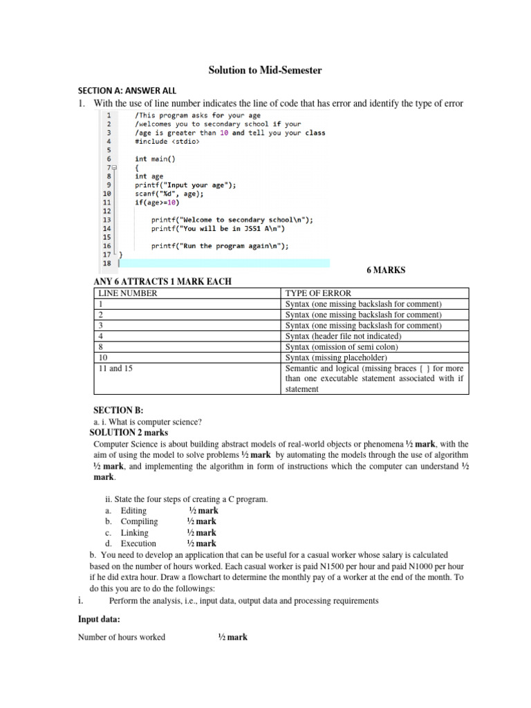 COS 101 Revision | Download Free PDF | Algorithms | Computer Program COS 101 Revision | Download Free PDF | Algorithms | Computer Program